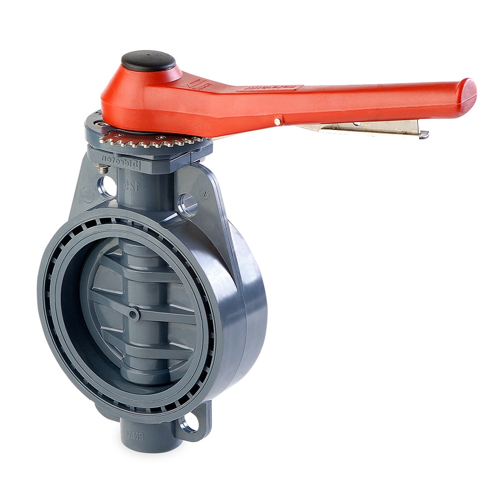 Butterfly Valve 'Implex' PVC Pressure Ø63